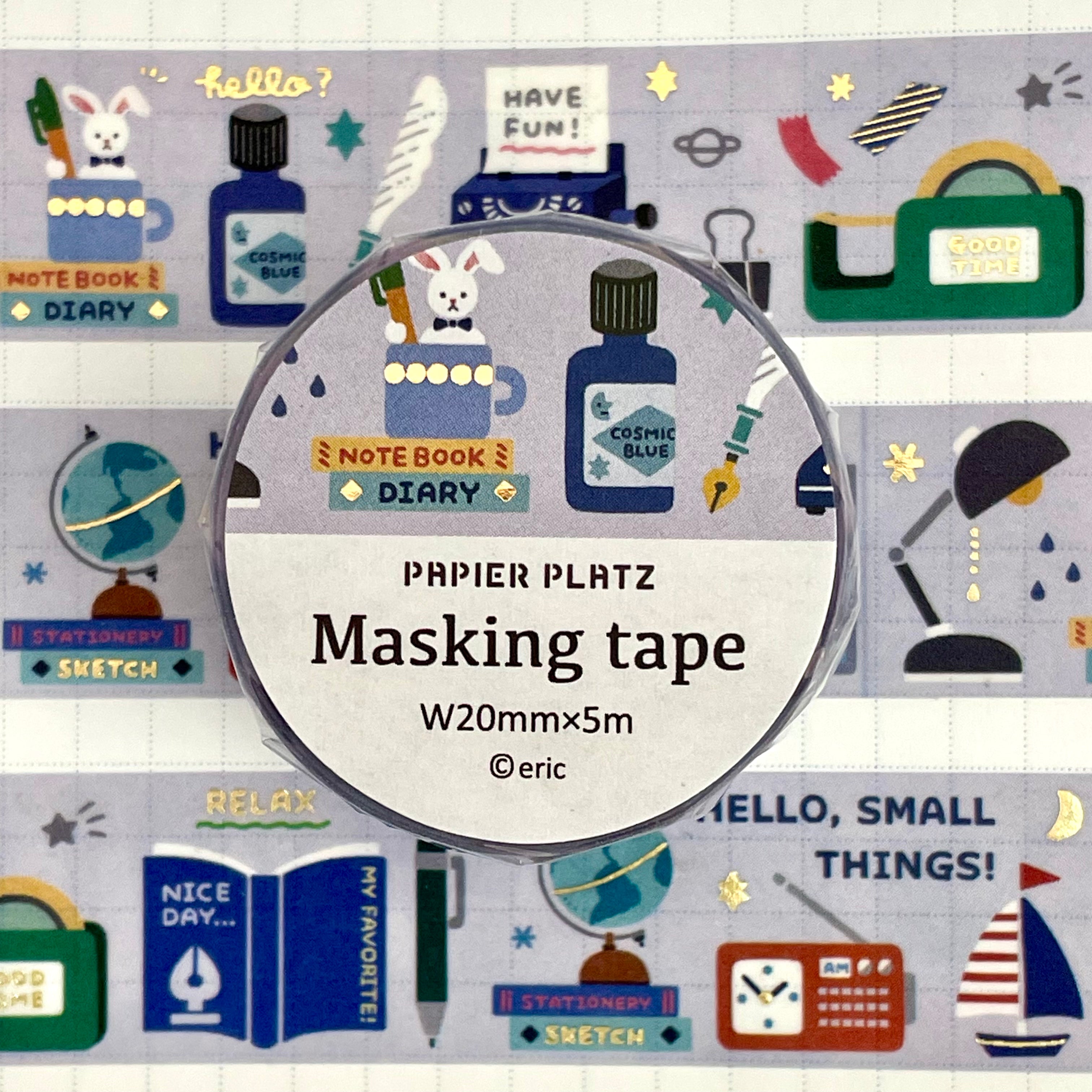 Papier Platz x Eric Hello Small Things! Washi Tapes - My Desk – Shokakko