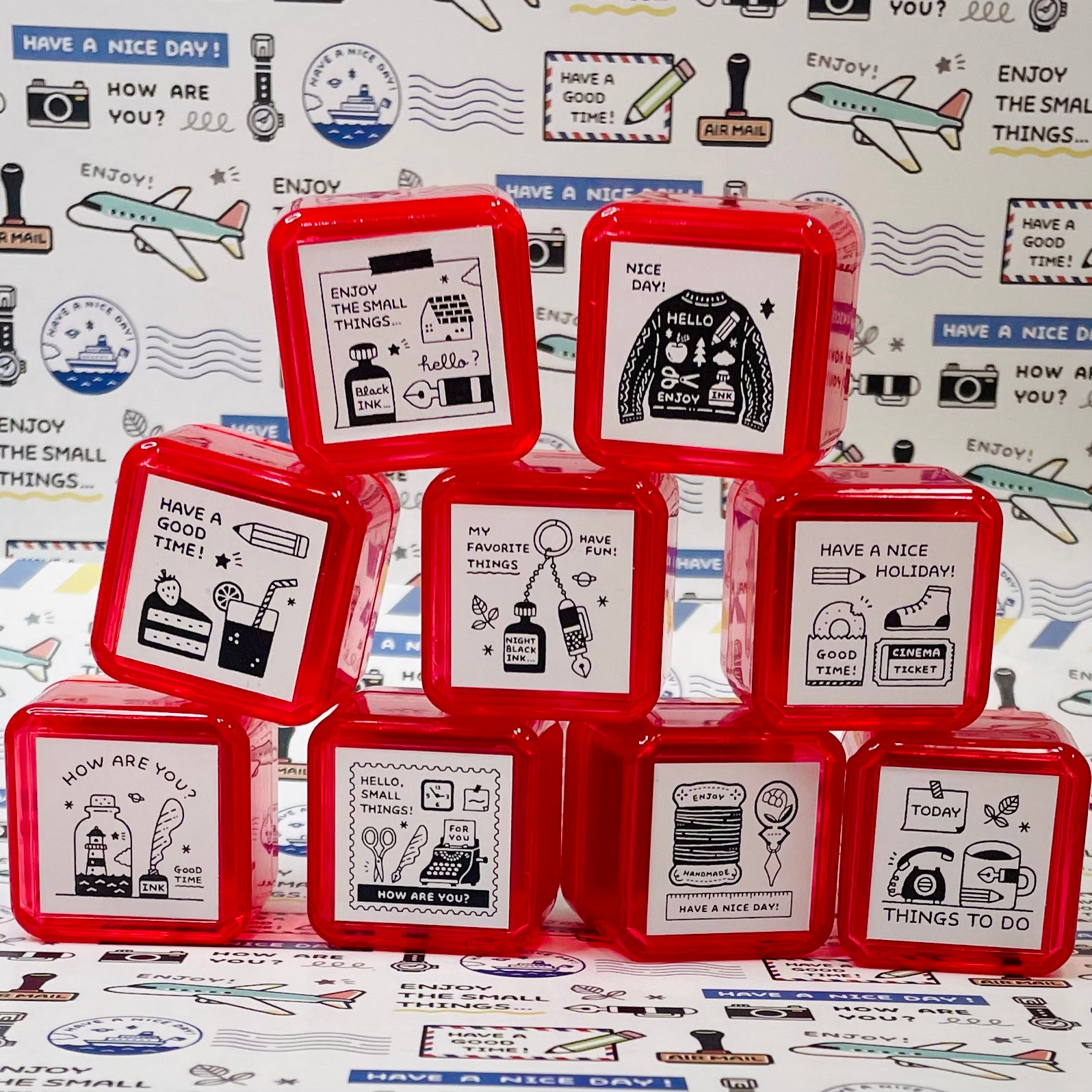 Eric Hello Small Things x Sanby Penetration Stamps – Shokakko