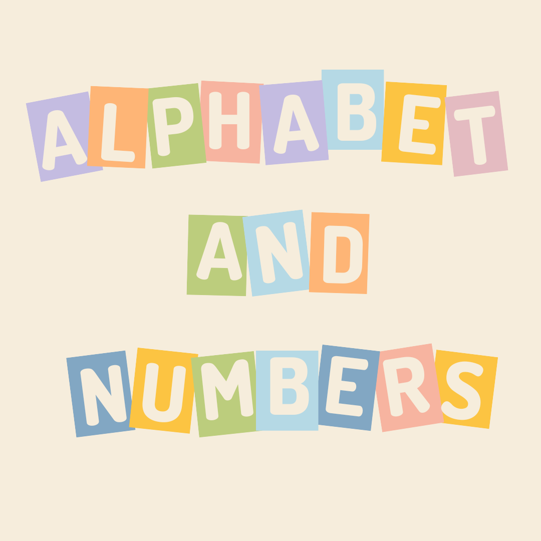 Alphabet & Number Stationery | Stickers, Stamps & More | Shokakko
