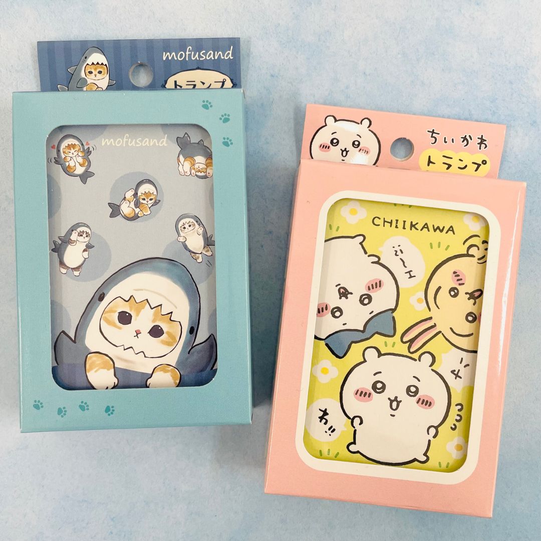 Playing Cards | Cute & Fun Mofusand & Chiikawa Designs | Shokakko