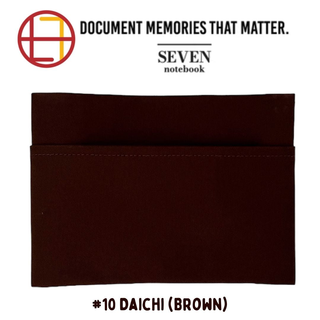 Sakuralala SEVEN Notebook & Cover Starter Set - #10 Daichi (Brown ...