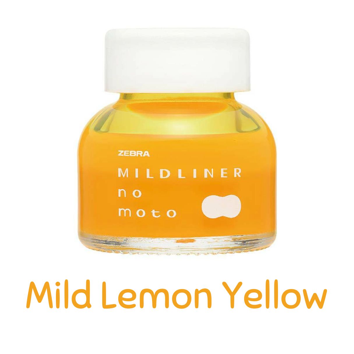 Zebra Mildliner No Moto Water-based Pigment Ink - Mild Lemon Yellow ...