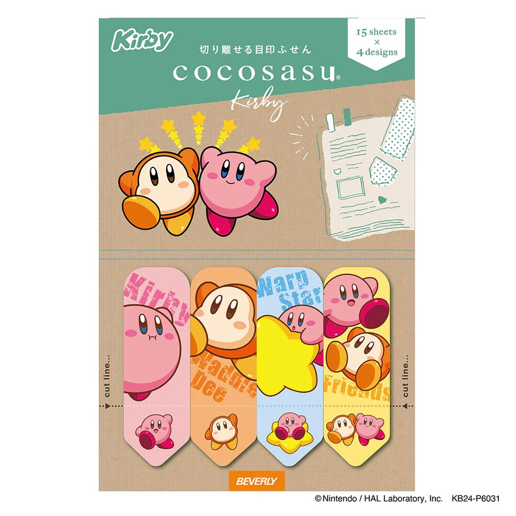 Kirby x Beverly Cocosasu Sticky Note Page Markers - Kirby & Waddle Dee ...