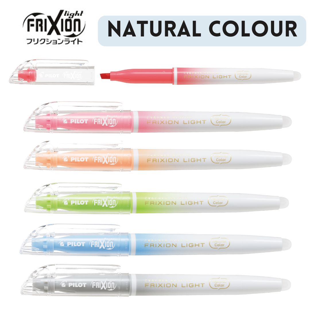 Pilot FriXion Light Erasable Highlighter - Natural Colours – Shokakko
