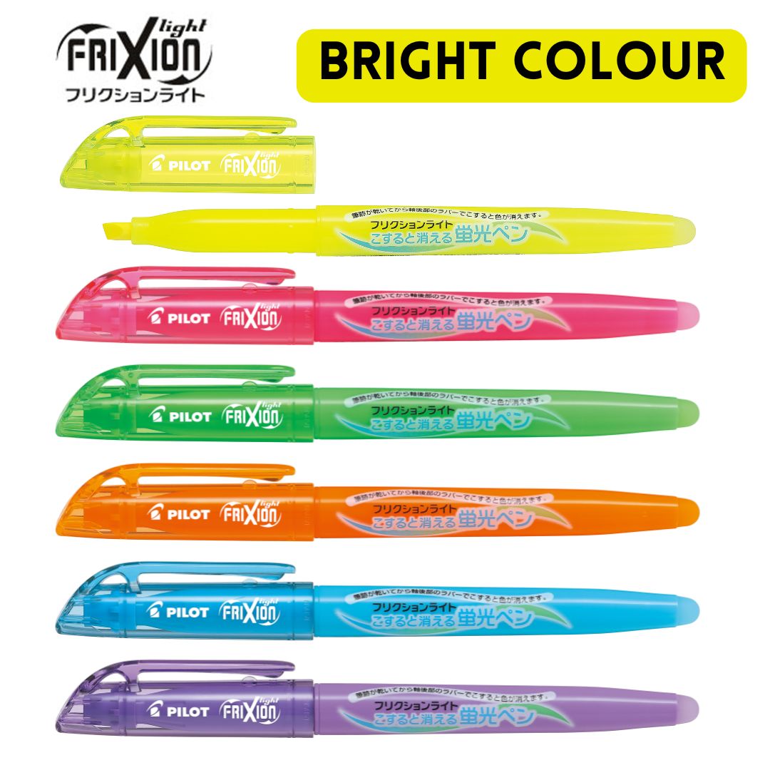 Pilot FriXion Light Erasable Highlighter - Bright Colours – Shokakko