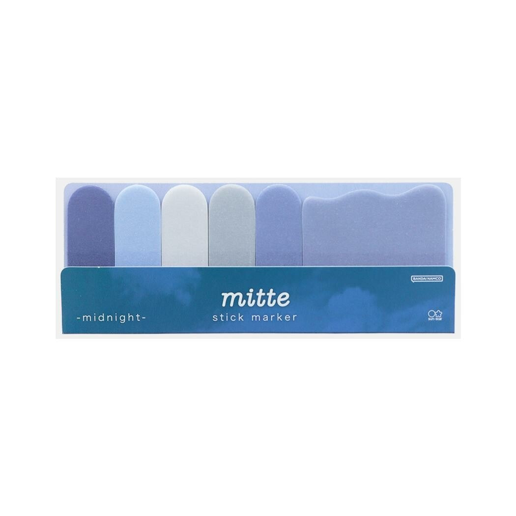Sun-Star mitte Sticky Note - Slim Midnight – Shokakko
