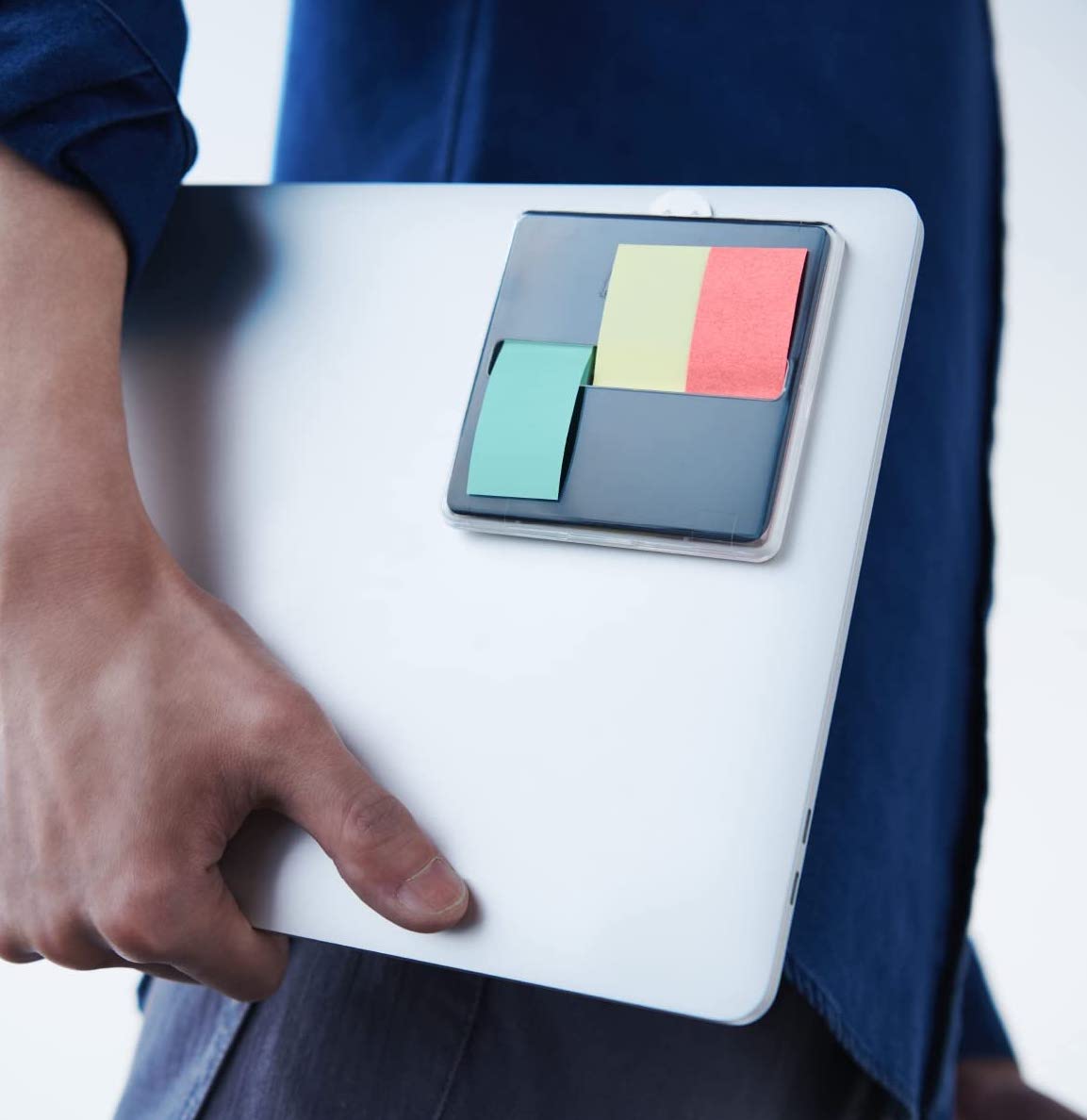 3M Post-it Assorted Colours Sticky Notes with Portable Dispenser - Gre ...