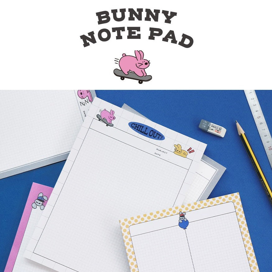 Iconic B5 Bunny Grid Notepad (Vertical) – Shokakko