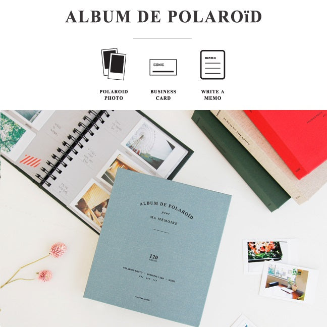 Iconic Album De Polaroid Instax Polaroid Name Card Album – Shokakko