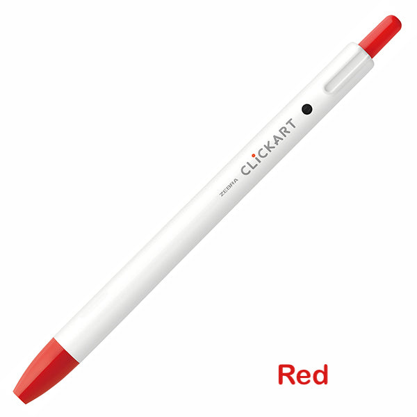 Zebra CLiCKART Retractable Markers - Red and Pink Series – Shokakko
