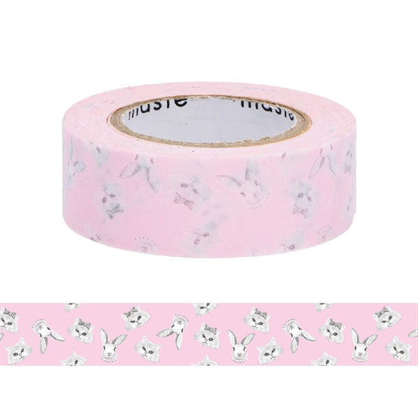 Mark's Masté Writable Masking Tape - Rabbit and Cat – Shokakko