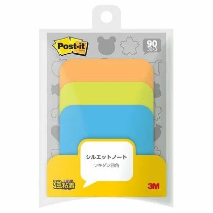 3M Post-it Assorted Colours Sticky Notes - Square Balloon – Shokakko